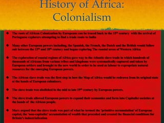 Redrawing the Map of Africa | PPTX