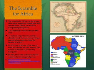 Redrawing the Map of Africa | PPTX