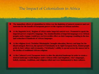 Redrawing the Map of Africa | PPTX