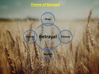 Theme of Betrayal in "Grain Of Wheat" | PPTX