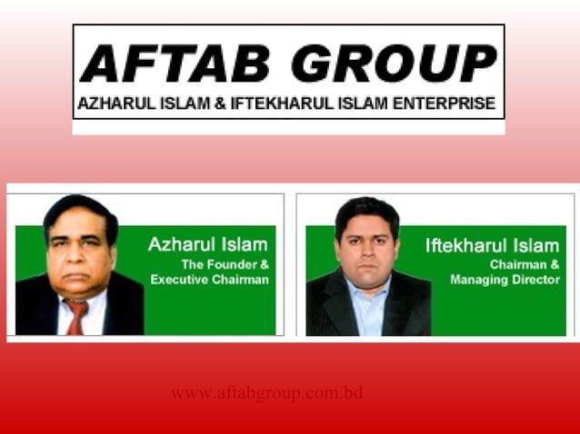 Presentation on Aftab Group | PPT