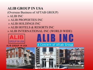 Presentation on Aftab Group | PPT