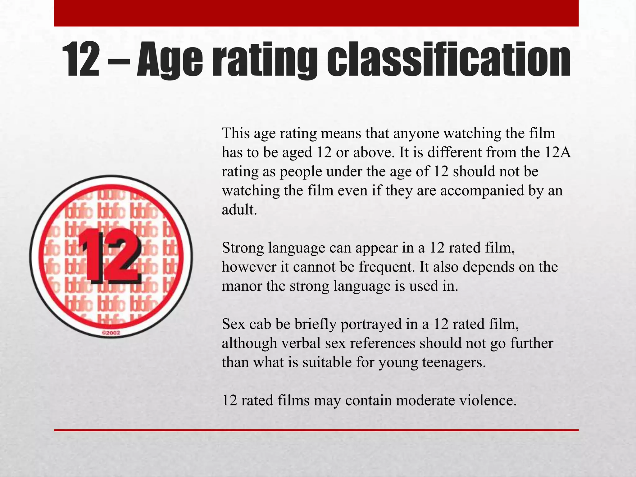 Presentation on age in film | PPTX