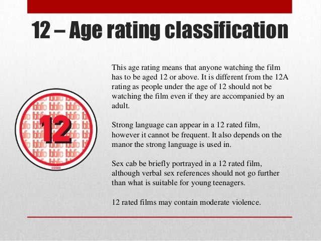 Presentation on age in film