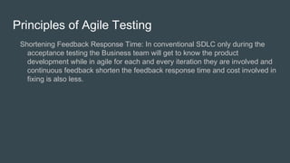 Presentation on Agile Testing | ODP