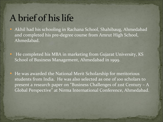 Presentation on akhil chopra | PPT | Hinduism | Religion & Spirituality