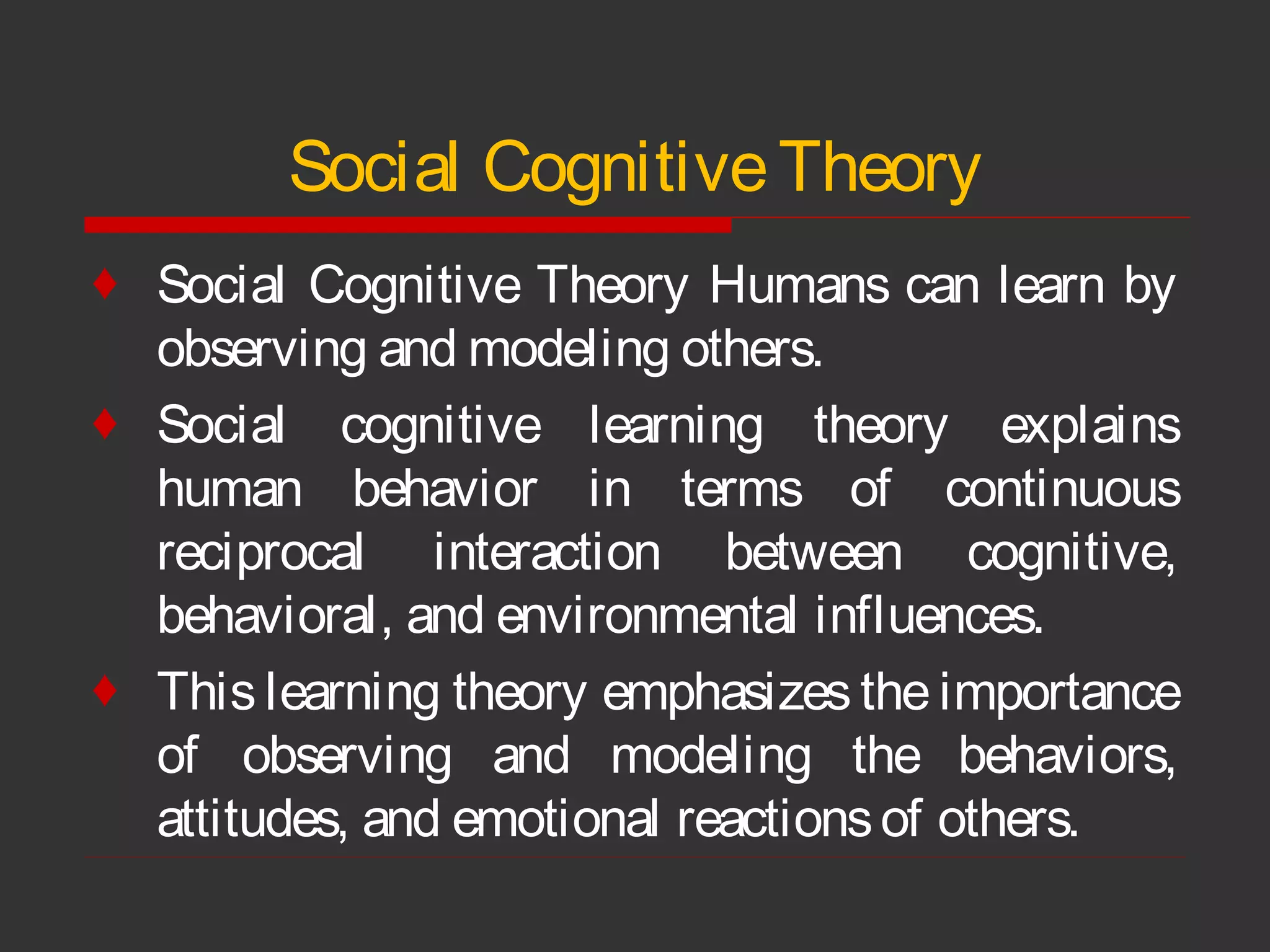 Presentation on albert bandura | PPT