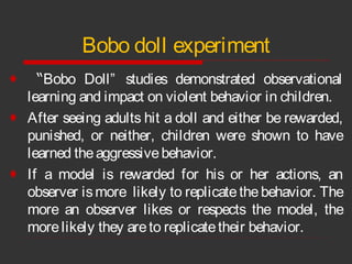 Presentation on albert bandura | PPT