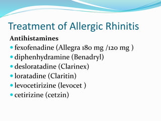 Presentation on allergic rhinitis.pptx | Free Download