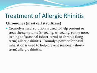 Presentation on allergic rhinitis.pptx