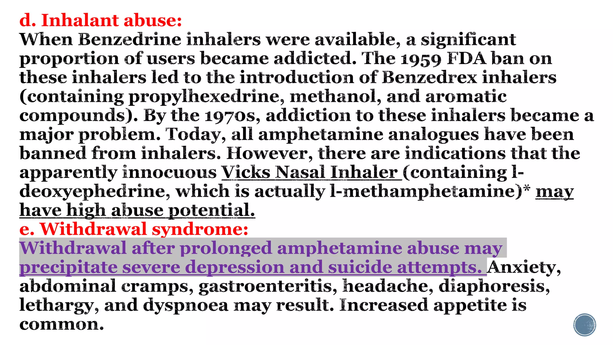 Presentation on amphetamine toxicity | PPTX