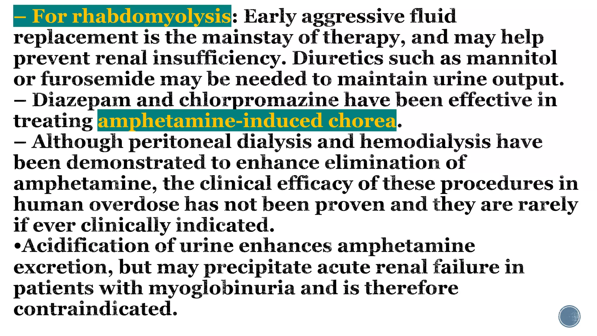 Presentation on amphetamine toxicity | PPTX