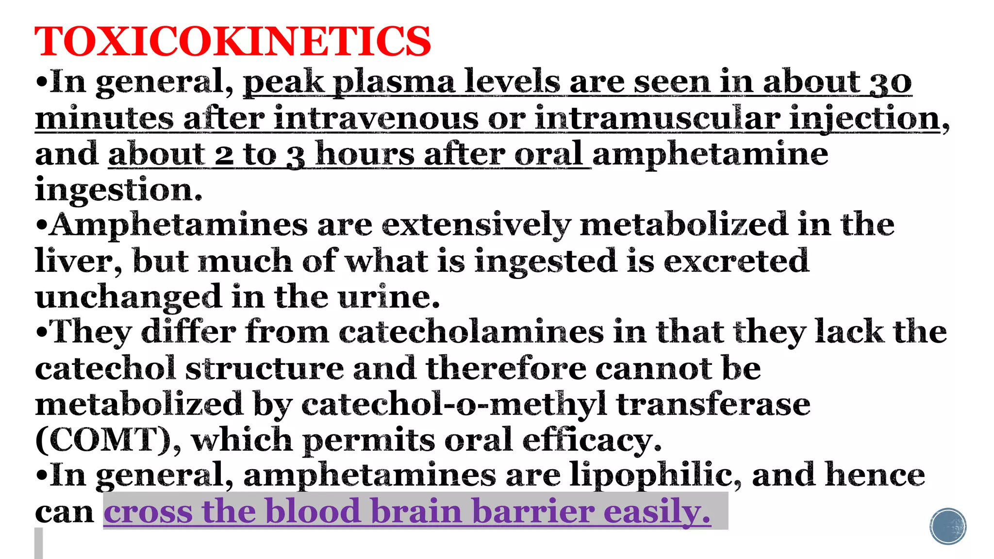 Presentation on amphetamine toxicity | PPTX