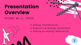 Presentation on Analog Transmission | PPT