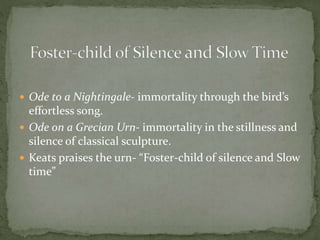 An Article on Keats' "Ode on a Grecian Urn" | PPT