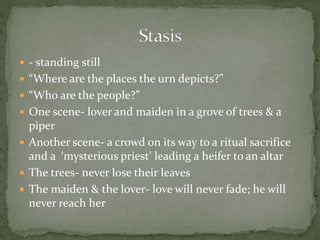 An Article on Keats' "Ode on a Grecian Urn" | PPTX