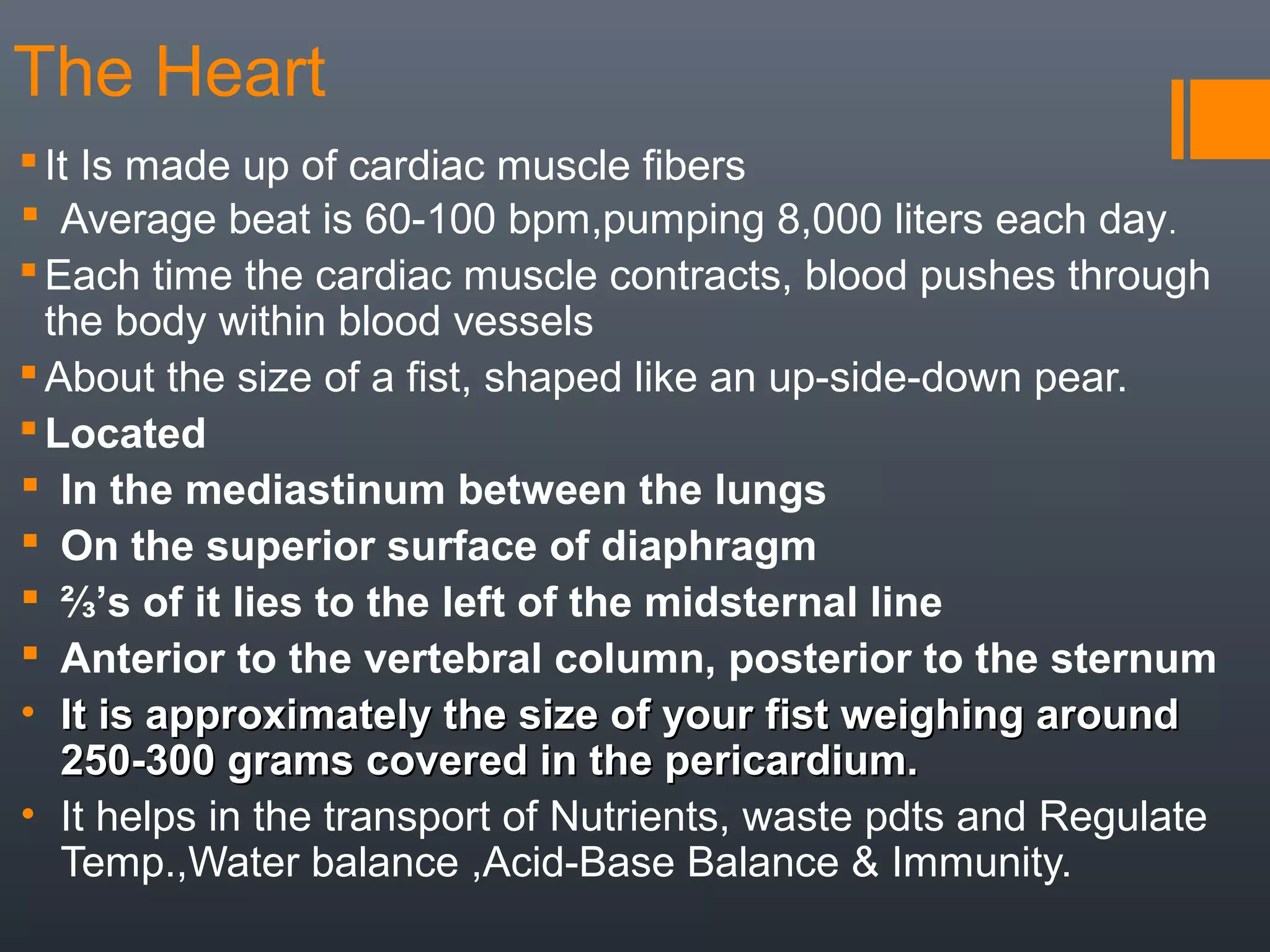 Presentation on anatomy of heart ,coronary circulation ,mi and ecg ...