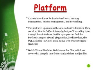 Presentation on Android | PPTX