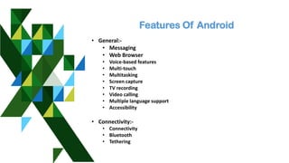 Presentation On Android | PDF