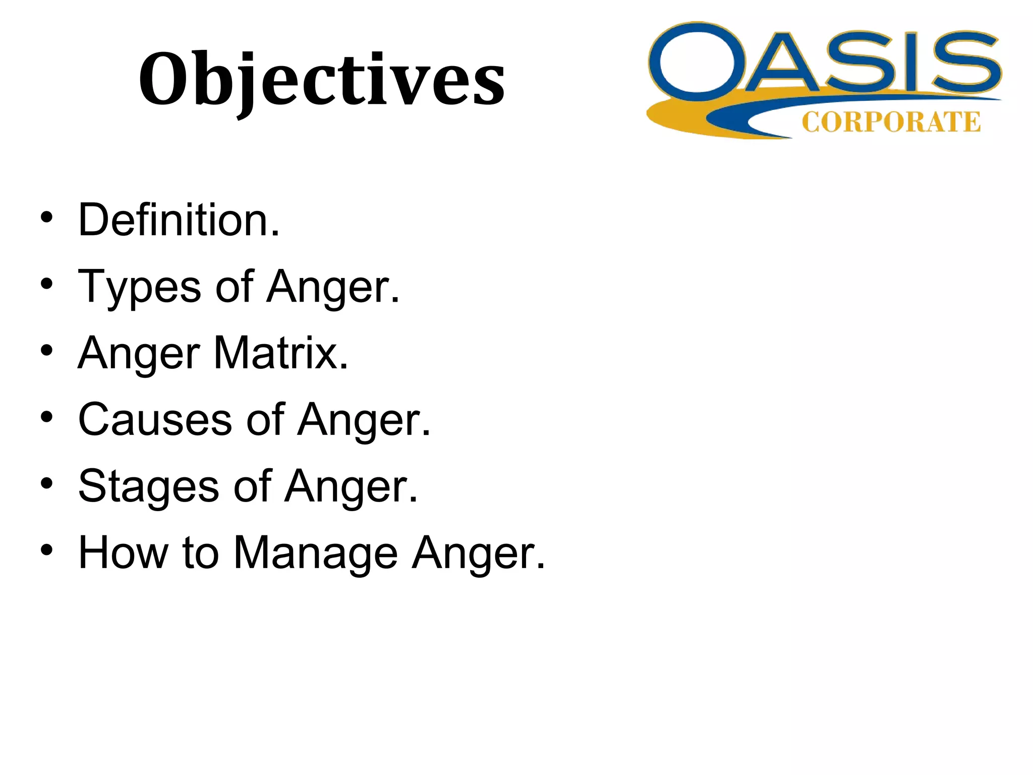 Presentation on Anger Management | PPT