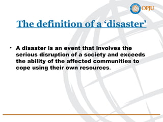 Presentation on animals in disaster | PPT