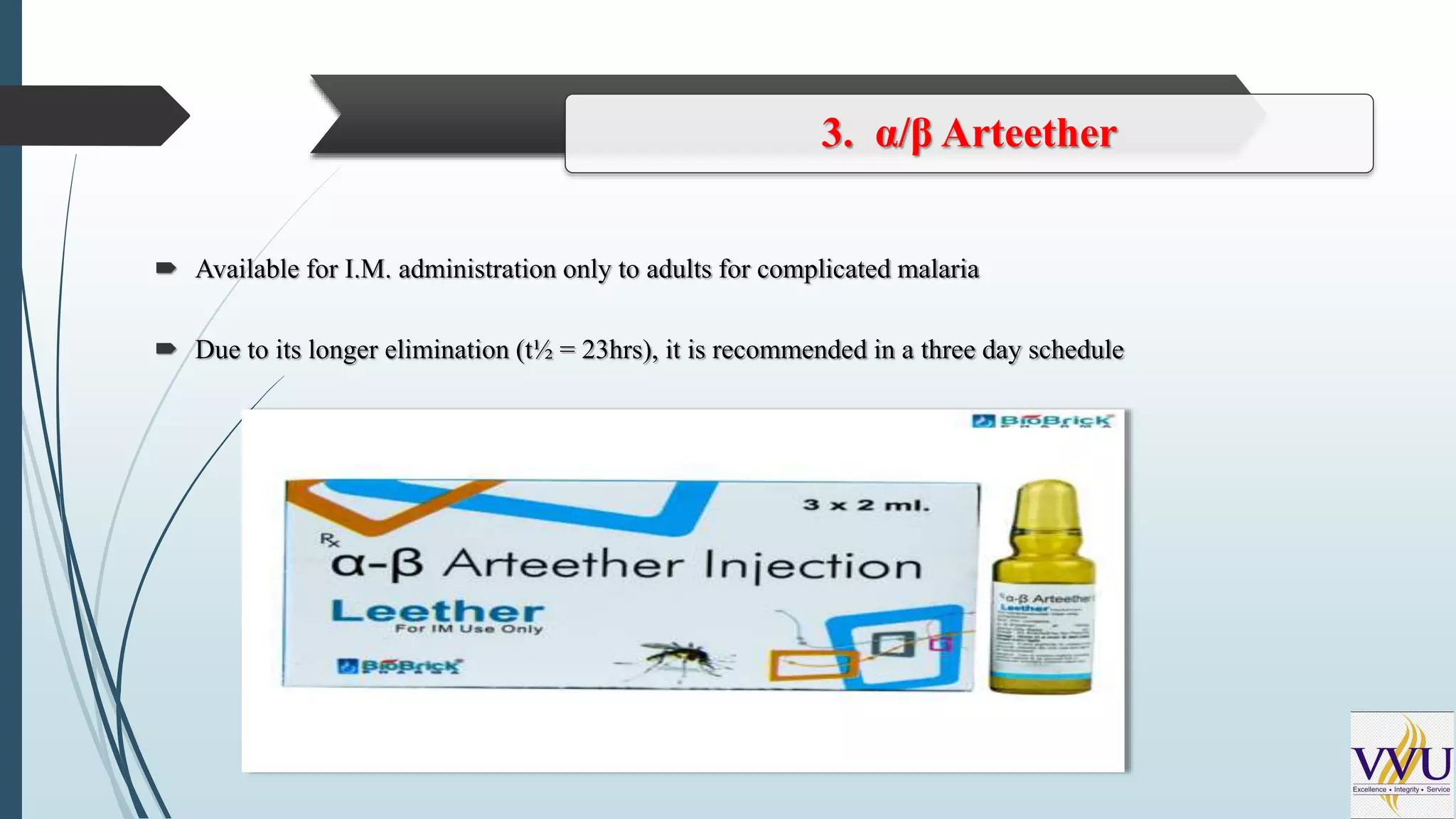 PRESENTATION ON ANTI-MALARIAL DRUGS.pptx