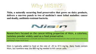 Presentation on antibiotics (specially nisin) by bidyaraj ghosh and ...