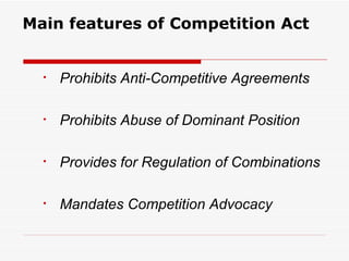 Presentation on anti competition law | PPT