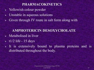 Presentation on antifungal agents converted | PDF