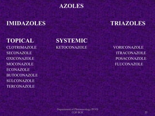 Presentation on antifungal agents converted | PDF