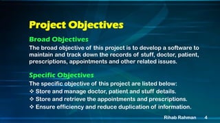 Presentation on Automated Prescription Management System | PDF