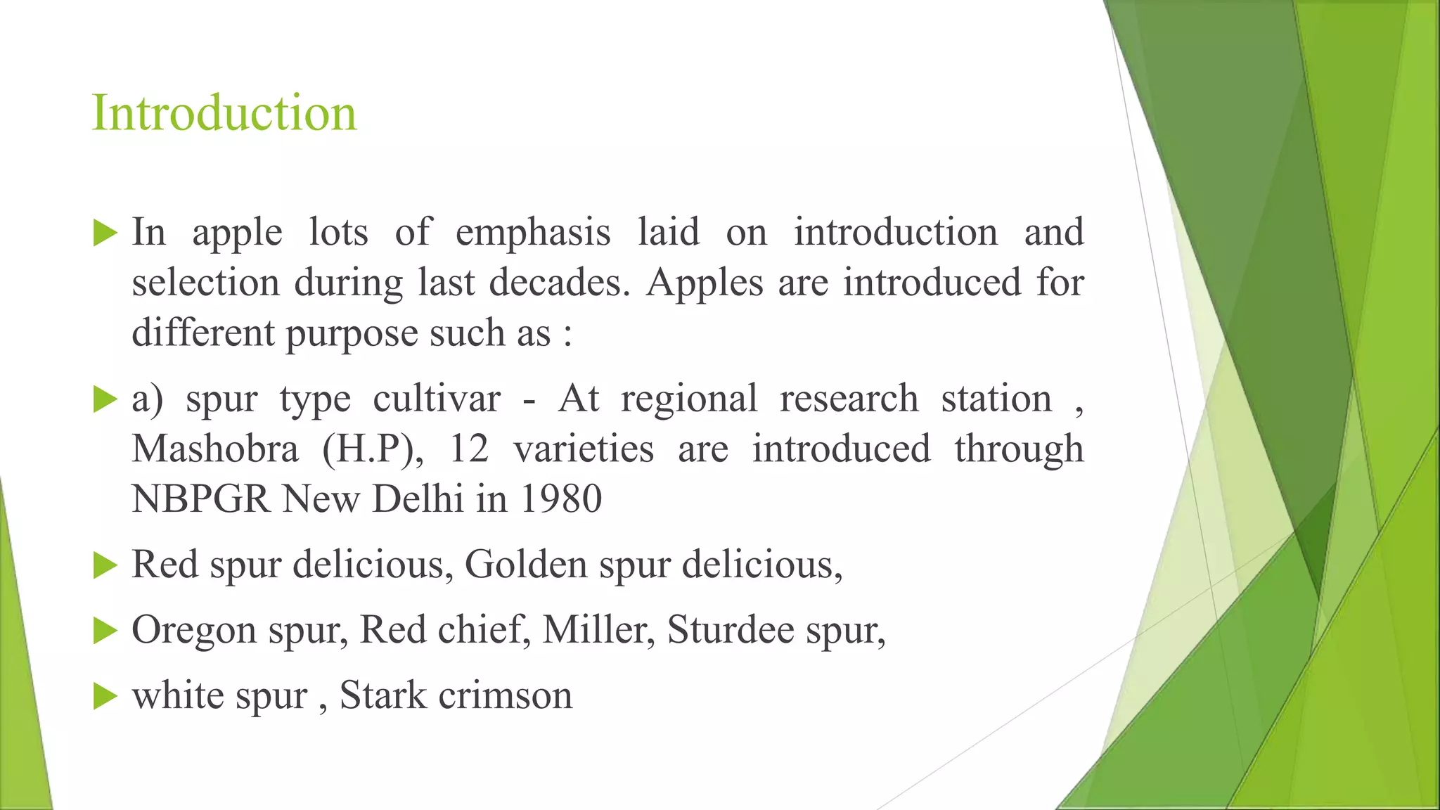 Breeding of Apple | PPTX