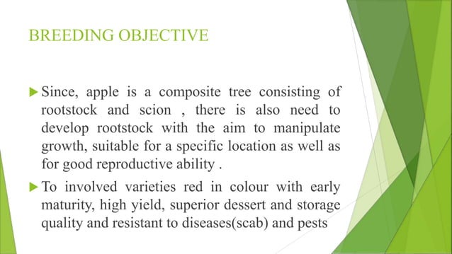 Breeding of Apple | PPTX