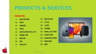 Presentation on apple company | PDF