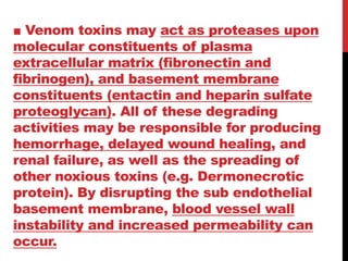 Presentation on aranea envenomation | PPT