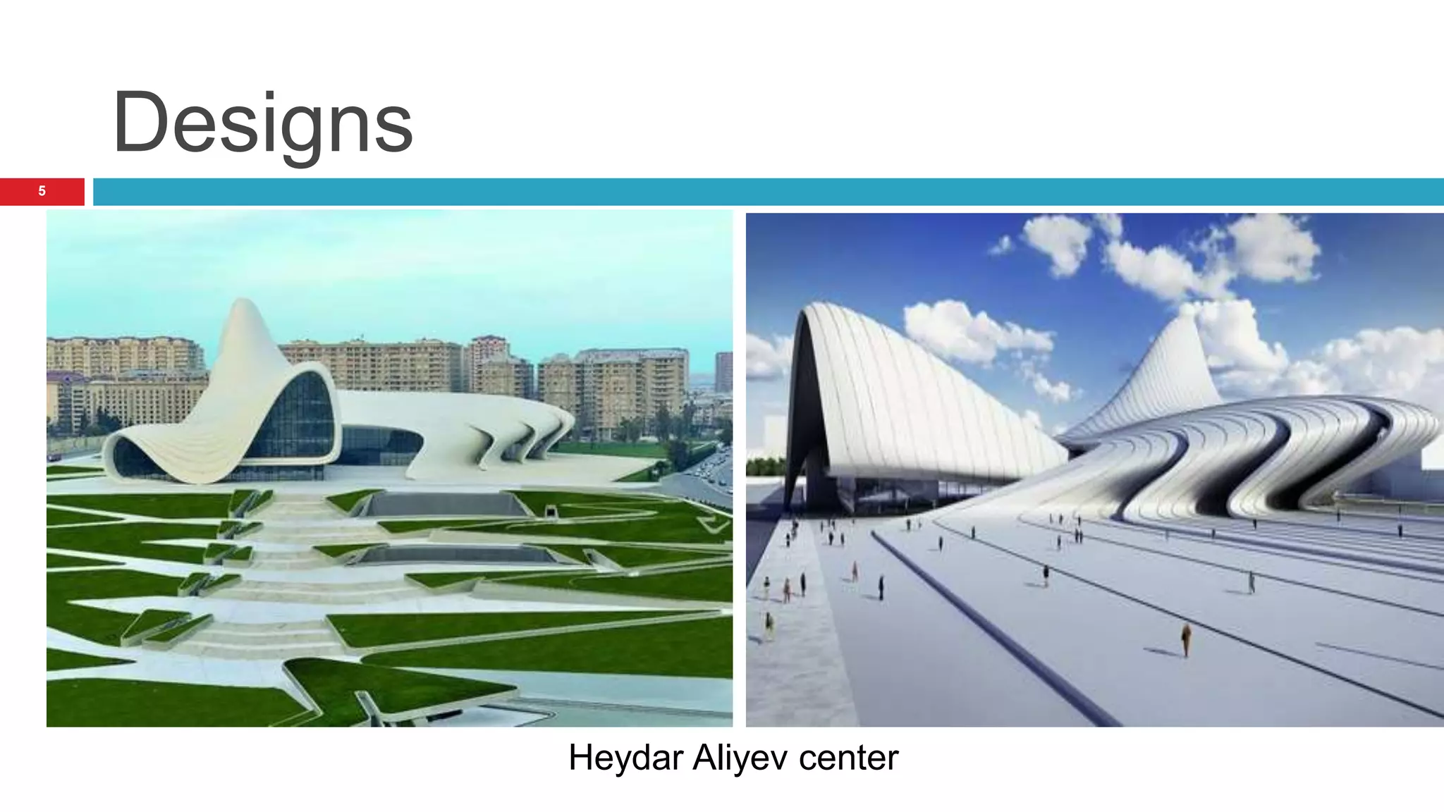Presentation on architect zaha hadid and her work | PPTX