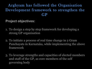 Gram Panchayat Organization Development Project | PPT
