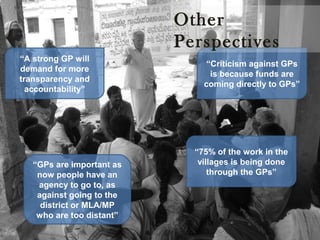 Gram Panchayat Organization Development Project | PPT