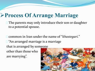 Presentation on arrange marriage | PPTX | Wedding | Personal ...