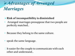 Presentation on arrange marriage | PPTX | Wedding | Personal ...