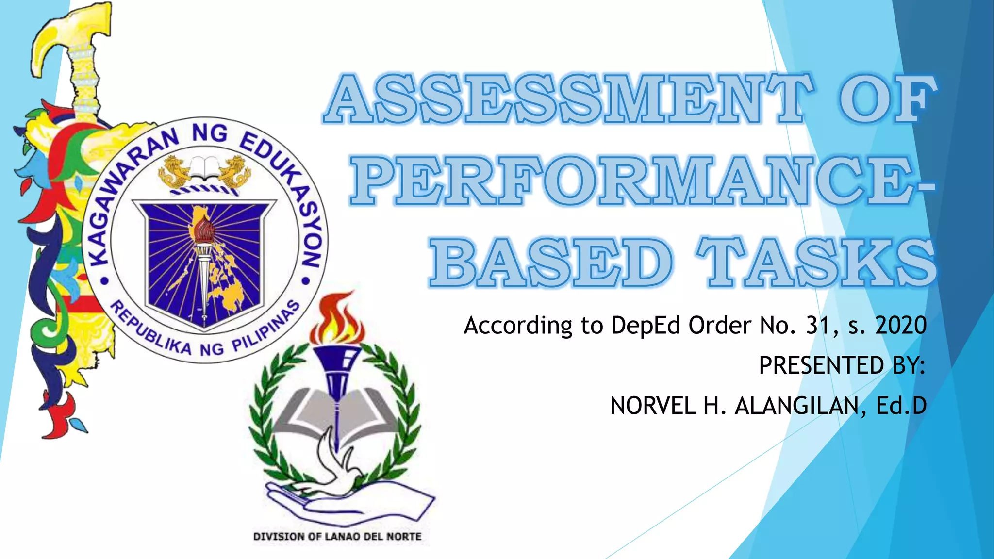 PRESENTATION ON ASSESSMENT OF PERFORMANCE-BASED TASKS.pptx