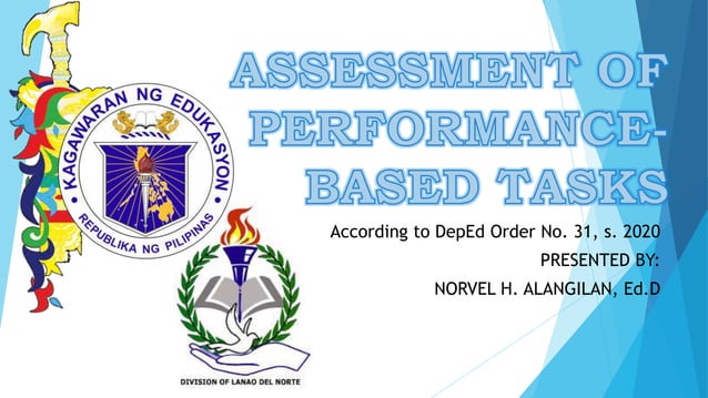 PRESENTATION ON ASSESSMENT OF PERFORMANCE-BASED TASKS.pptx