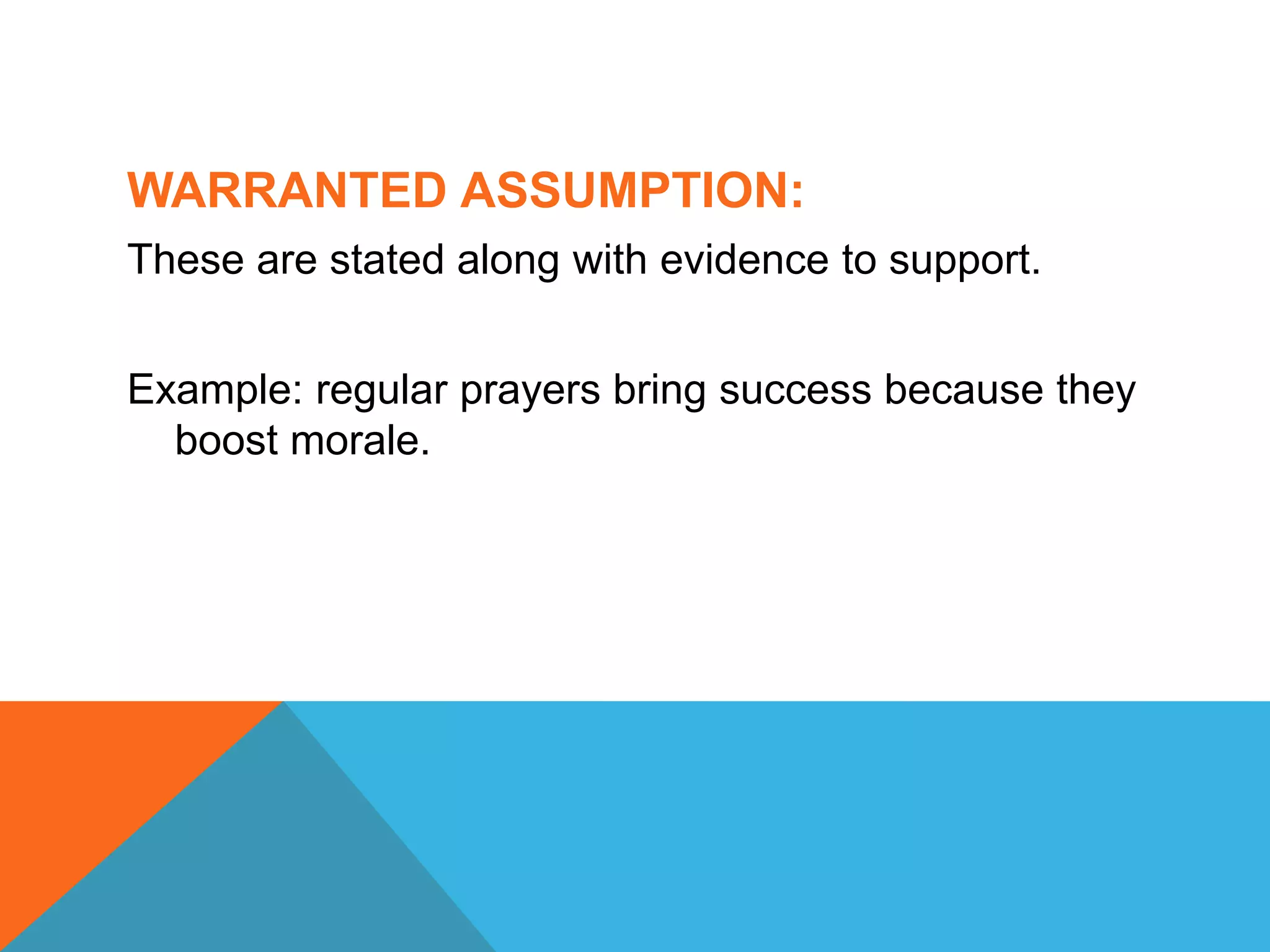 PRESENTATION ON Assumptions.pptx