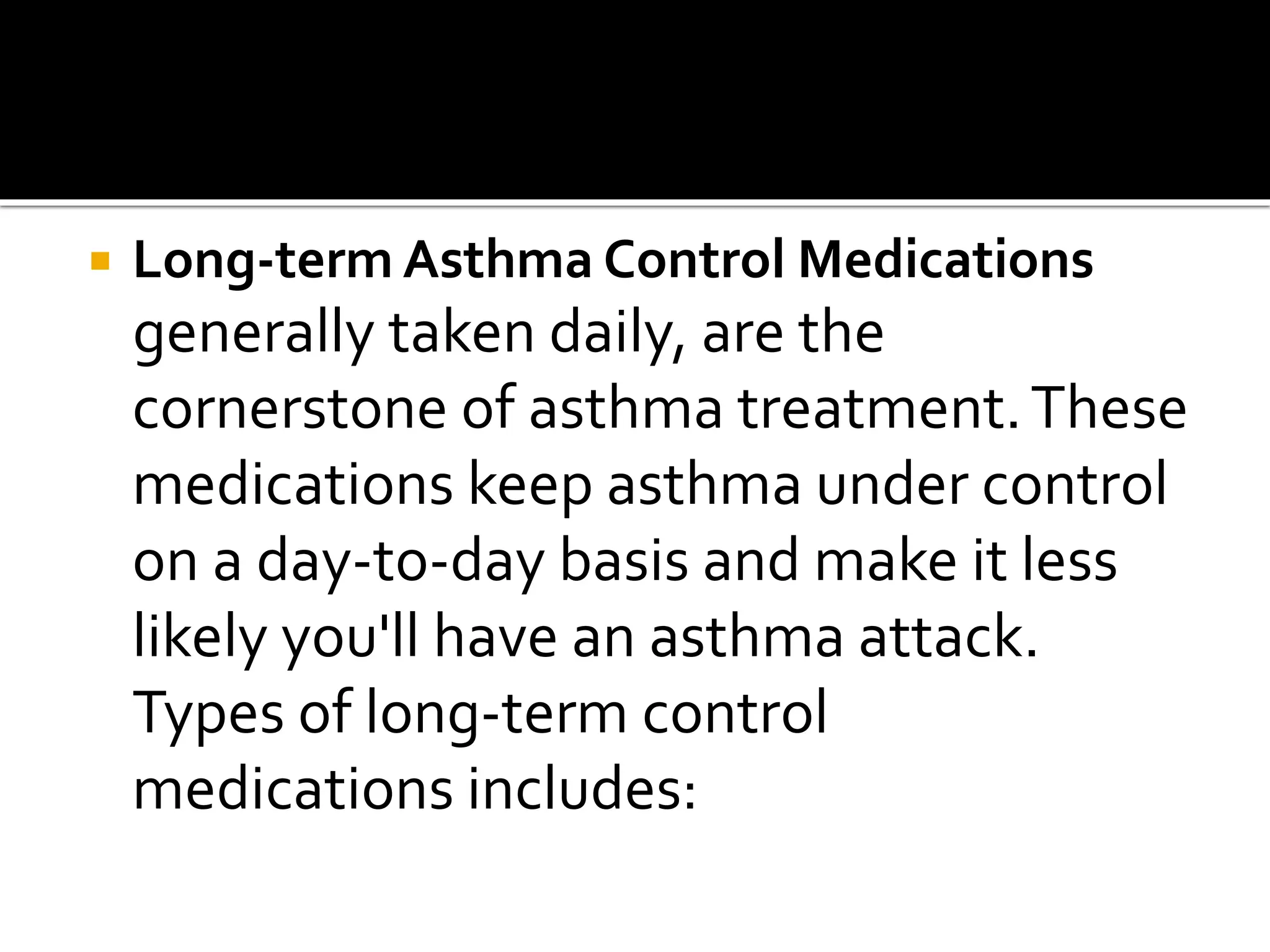 Presentation On Asthma Ppt