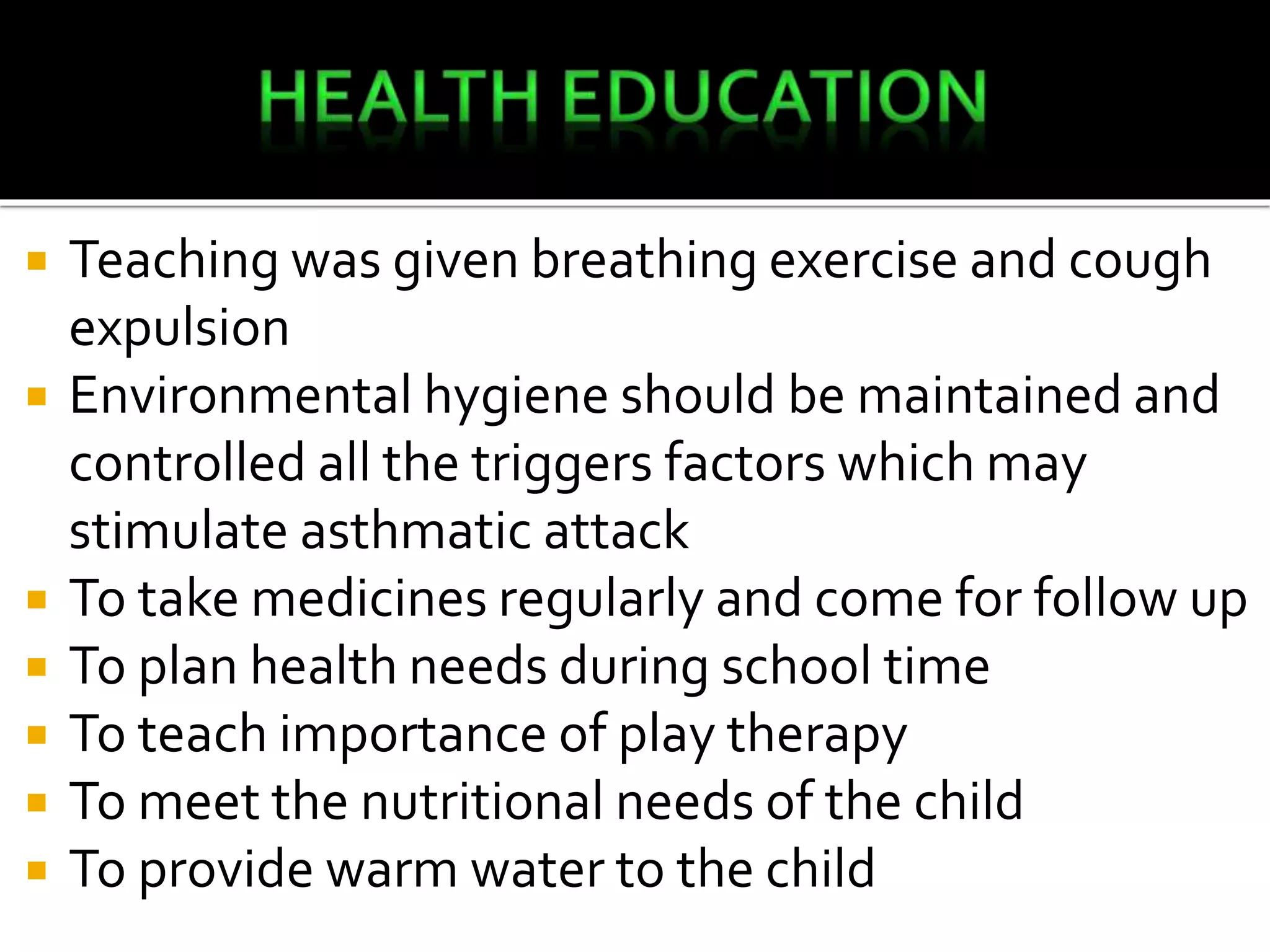 Presentation on asthma | PPTX