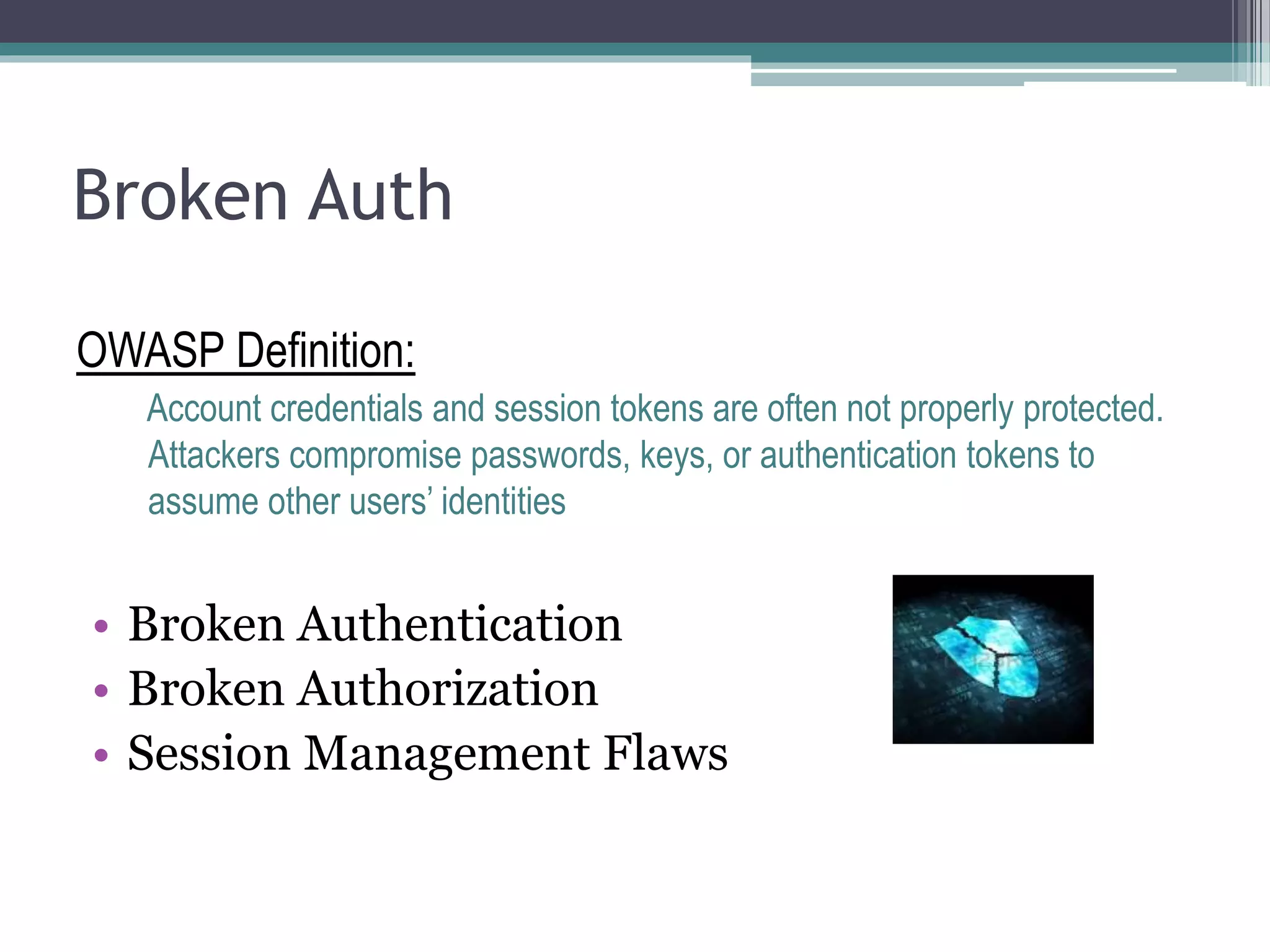 Presentation on Web Attacks | PPTX