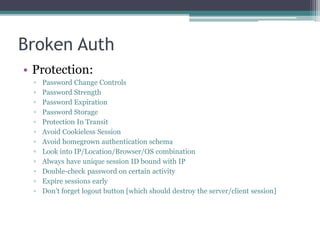 Presentation on Web Attacks | PPTX