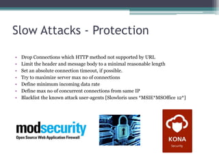 Presentation on Web Attacks | PPTX