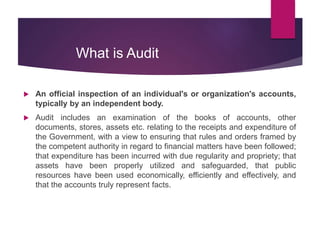 Presentation on audit | PPTX