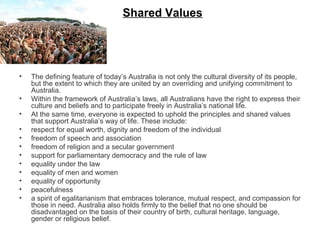 Presentation on Australia custom,cuisine,manner,business,lifestyle ...